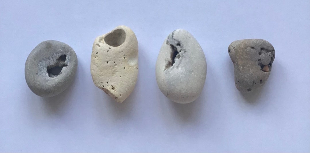 Four Hag Stones - Etsy