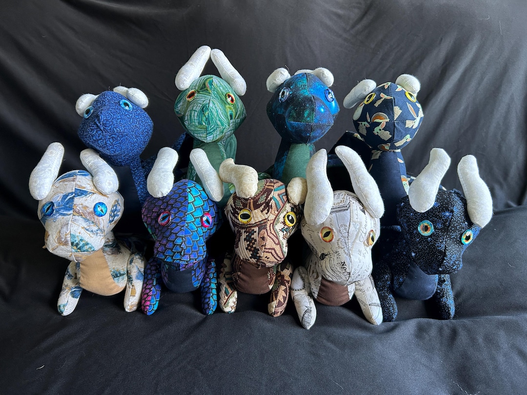 Handmade Comfort Dragons - Stuffed Dragon With Removable, Microwaveable ...
