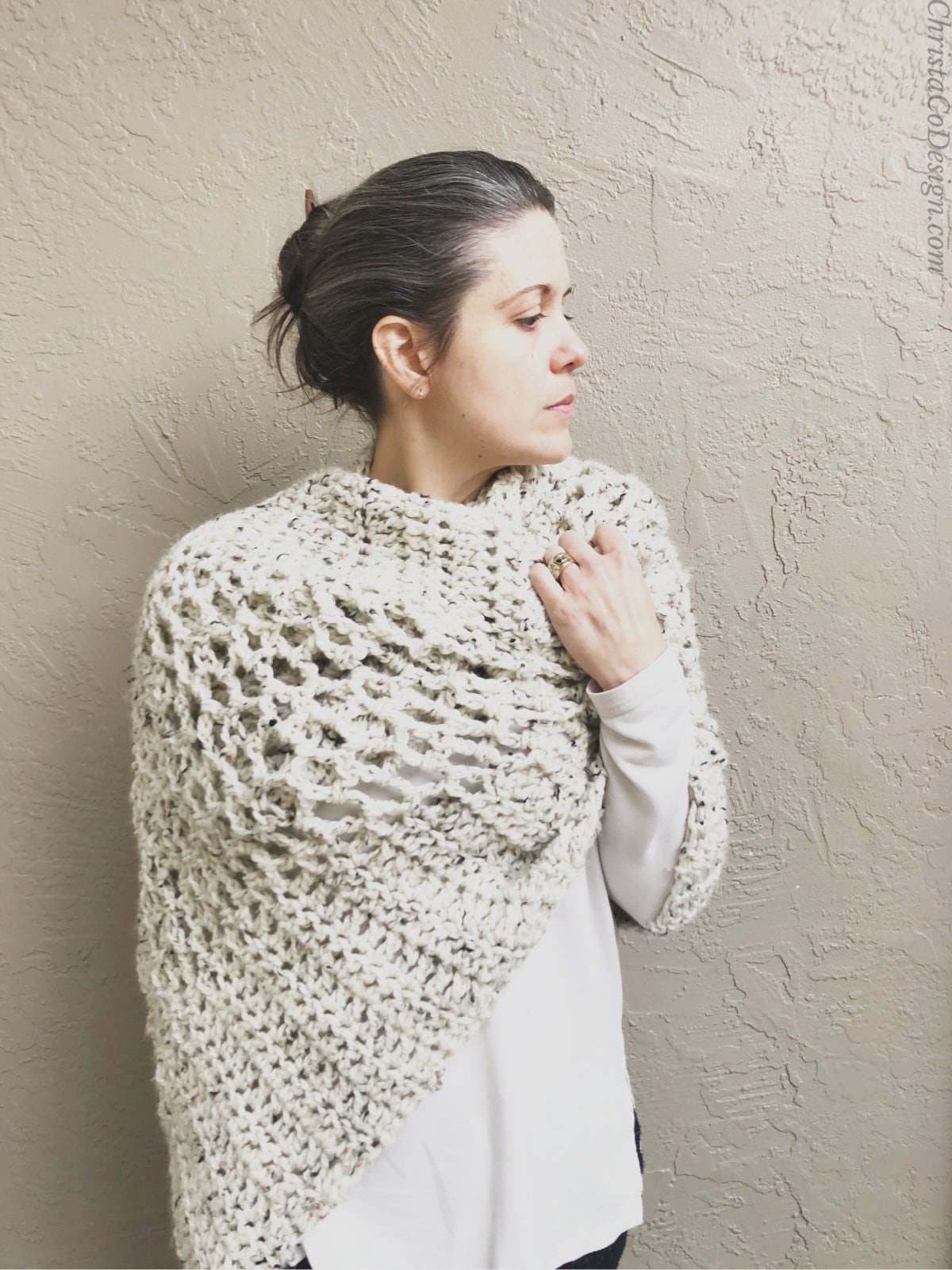 Crochet Pattern Vera Wrap Crochet Shawl Pattern Crochet - Etsy