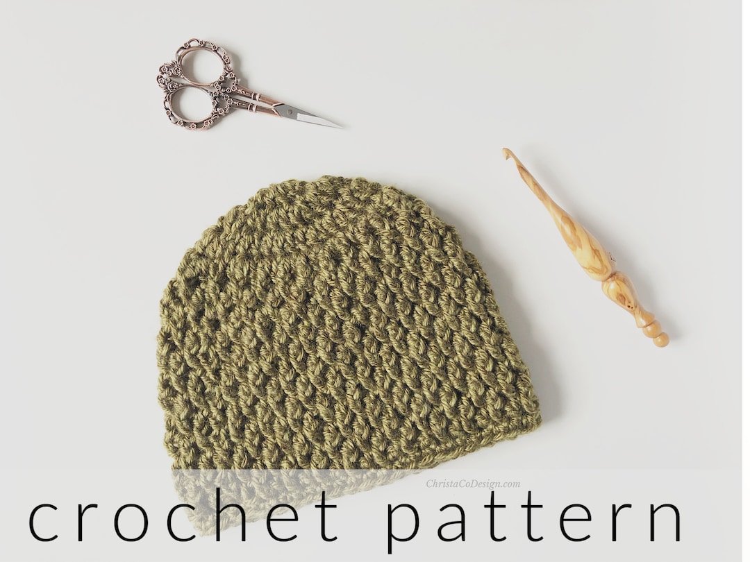 Matteo Beanie Crochet Pattern - Intermediate Aran Yarn PDF - Etsy