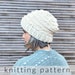 Easy Knit Mura Hat Pattern | Super Bulky Yarn | Beanie, Toque | PDF ...