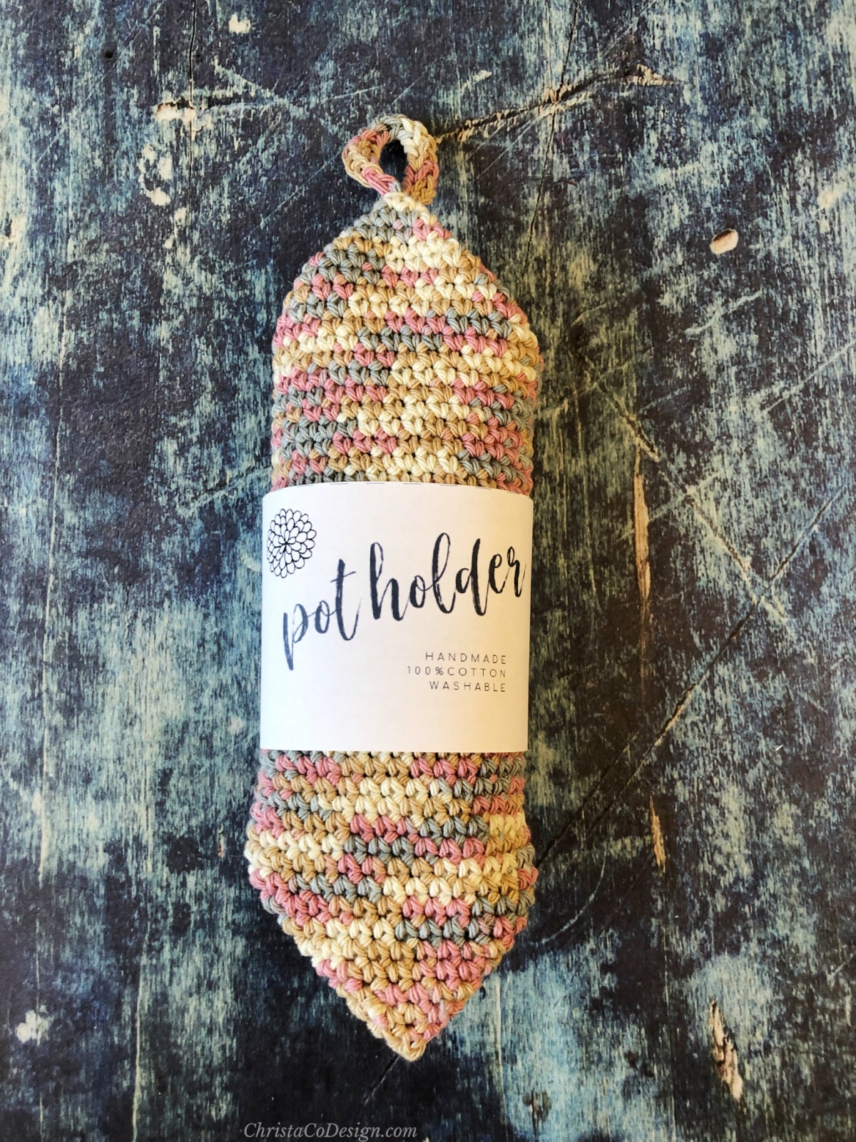 Printable Labels Pot Holder | Crochet Pot Holder Label Printable PDF ...