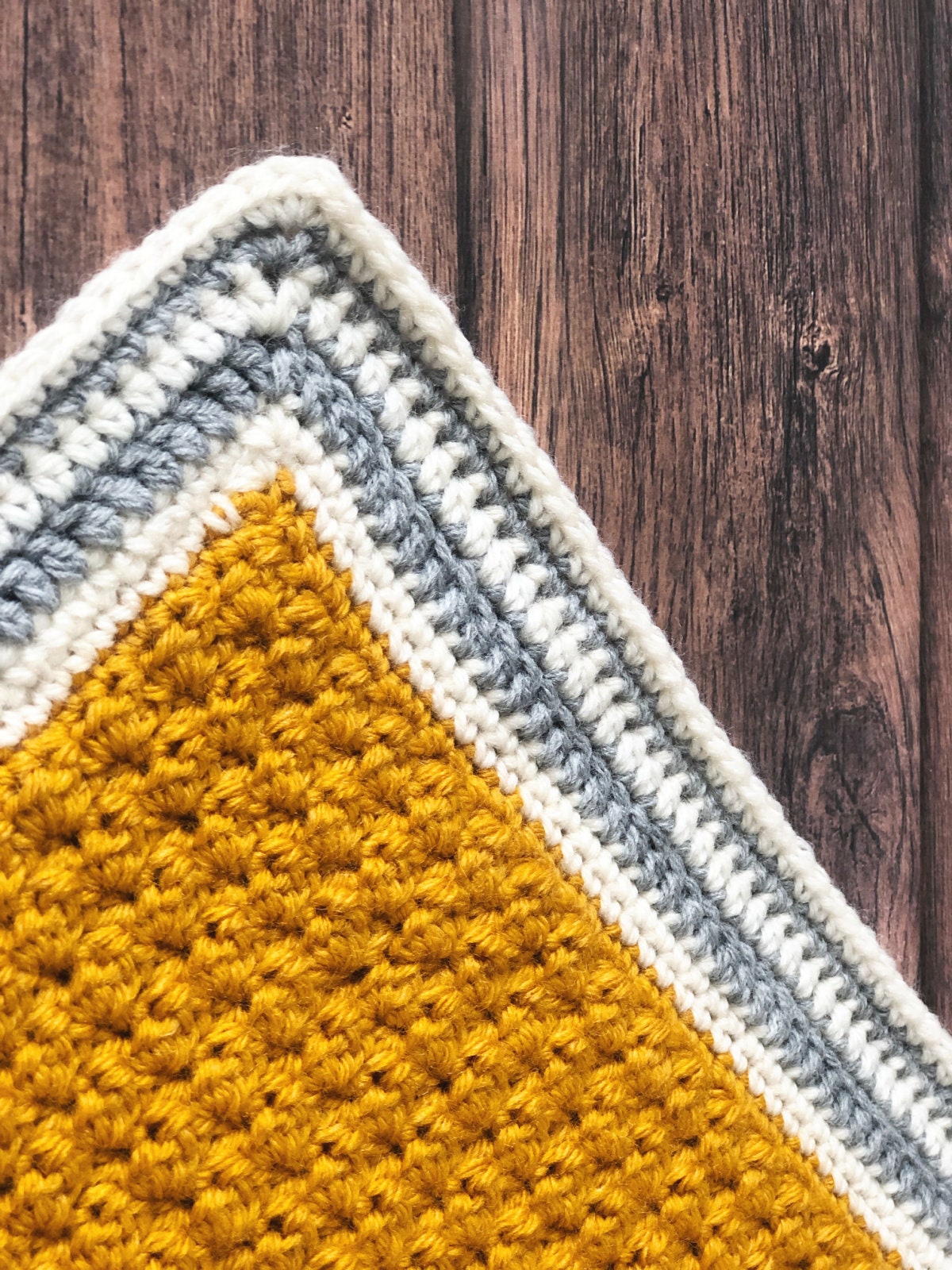 Easy Crochet Blanket Pattern Modena Patchwork Aran Yarn PDF - Etsy