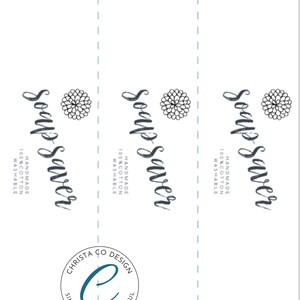 Printable Labels Soap Saver | Soap Pouch Label Printable PDF | Soap ...