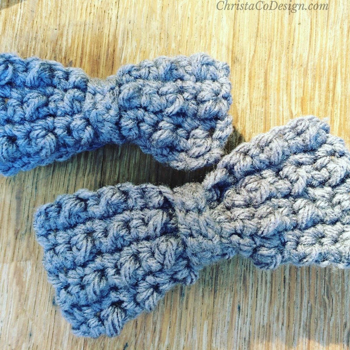 Boys Bow Tie Crochet Pattern - Easy Level Aran Yarn Necktie Design ...