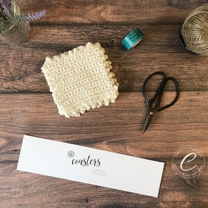 Printable Labels Coaster | Crochet Coaster Label Printable PDF | Knit ...