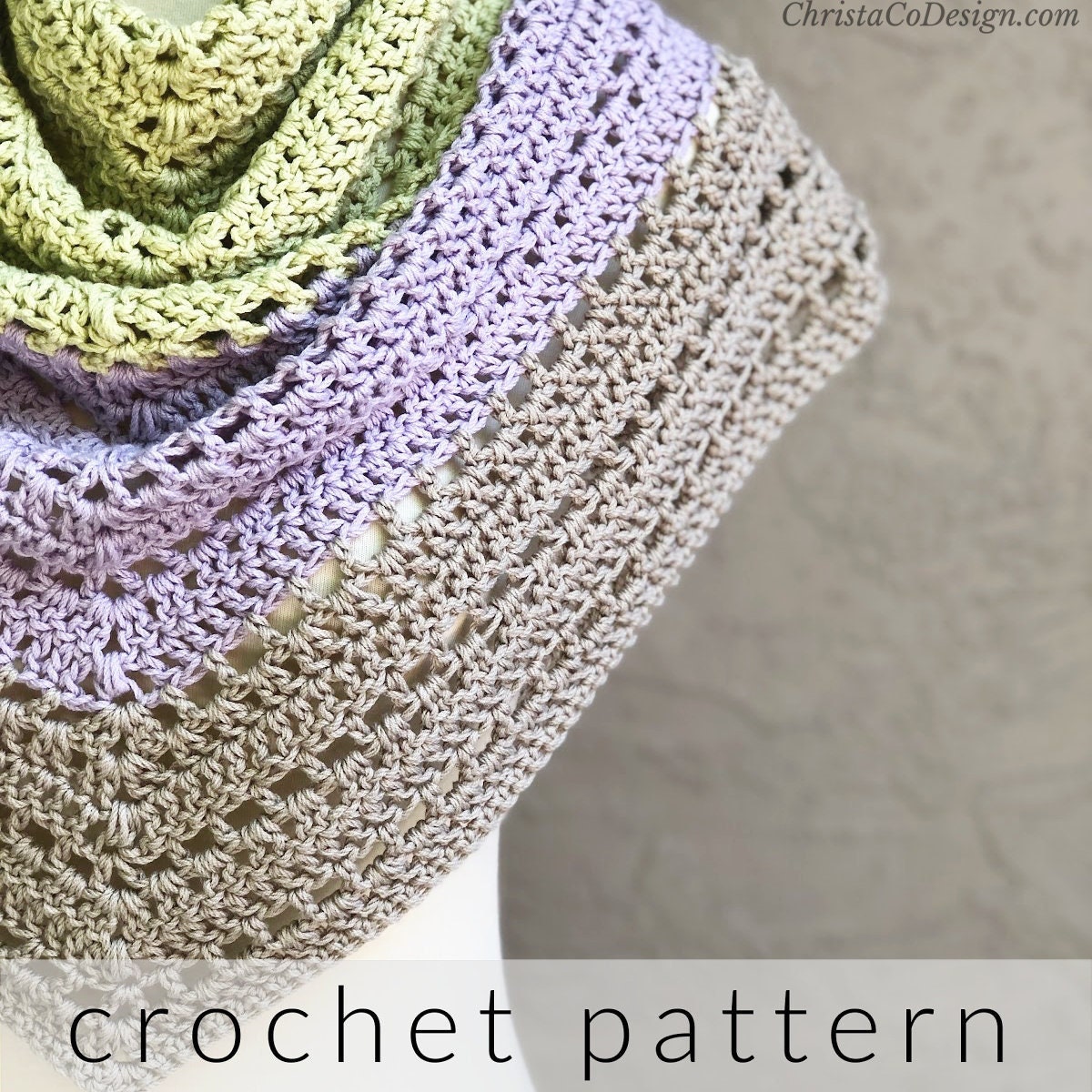 Crochet Pattern Lilla Shawl Crochet Shawl Pattern Triangle - Etsy