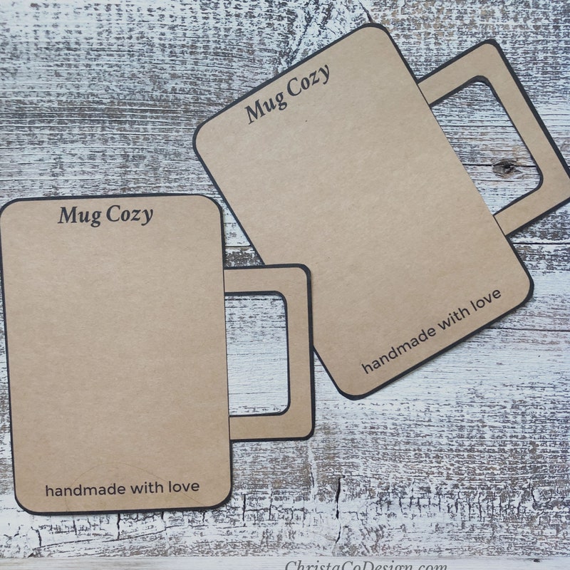 Mug Cozy Display Card Mug - Etsy