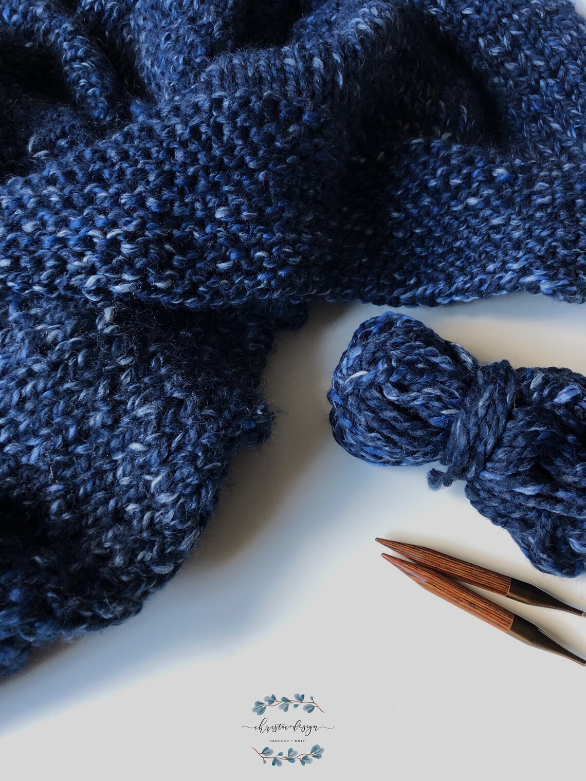 Super Bulky Knitting Pattern for Sophia's Blanket - Beginner Friendly ...