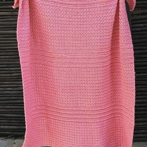 Easy Crochet Pattern for Raspberry Ridges Blanket - Aran Yarn - Textured Design - Pattern PDF - Etsy
