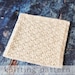 Crema Blanket Square Knitting Pattern: Easy Textured Aran Yarn (PDF ...