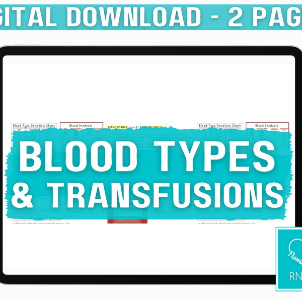 Blood Transfusion Sheets - Etsy