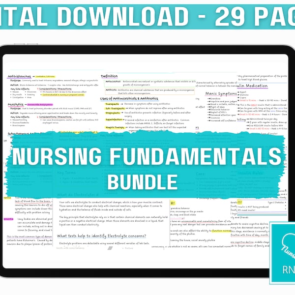 Nursing Fundamentals - Etsy