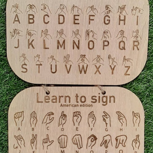 Sign Language Alphabet - Etsy