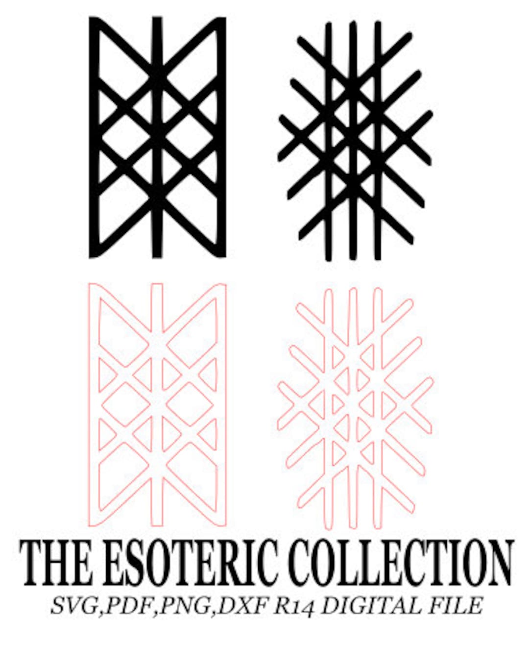 Web of Wyrd 2 Designs Digital Download Svg,pdf,png Dxf R14 Files ...