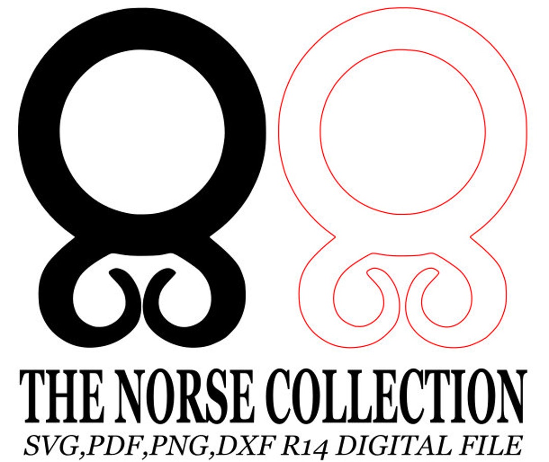 Troll Cross Norse Collection Digital Download Svg Png Dxf Pdf Files ...