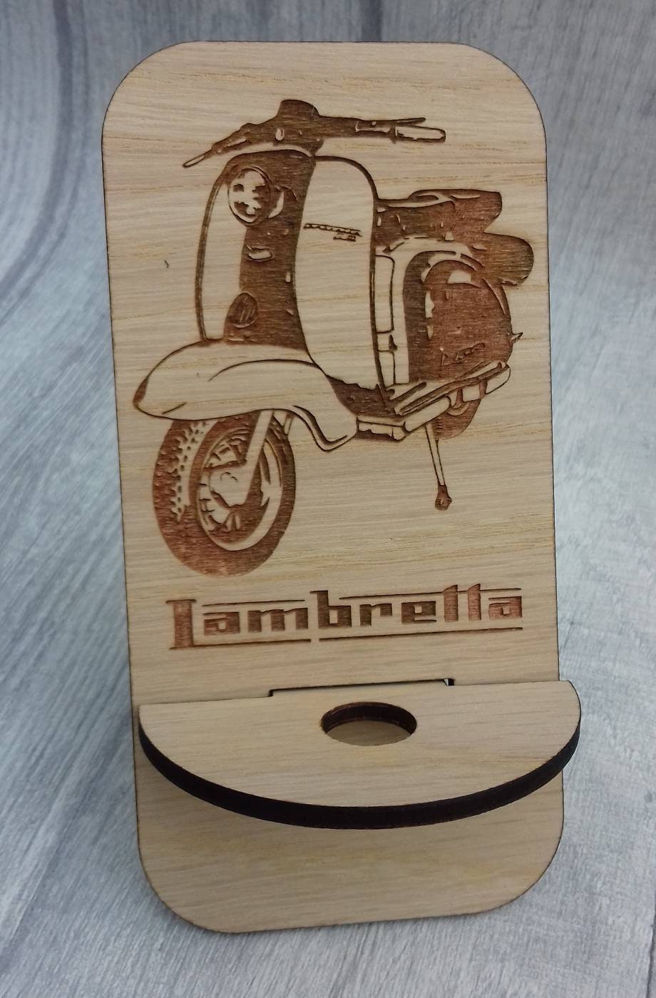 Unique Laser Cut and Engraved Lambretta or Vespa Scooter Oak - Etsy UK