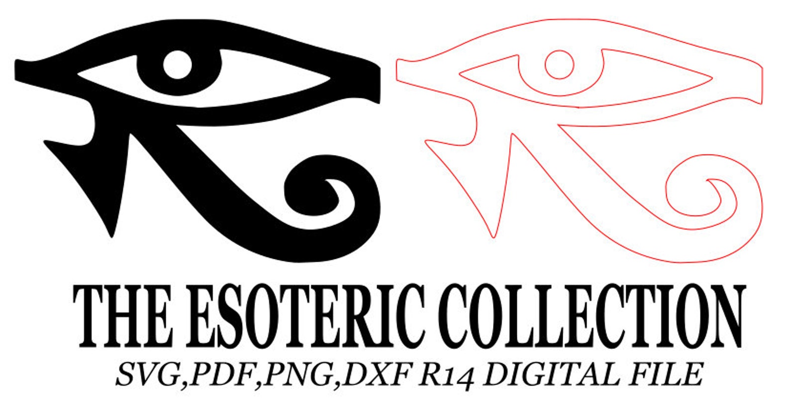 Eye of Horus Ra Digital Download Svgpdfpng Dxf R14 Files - Etsy UK