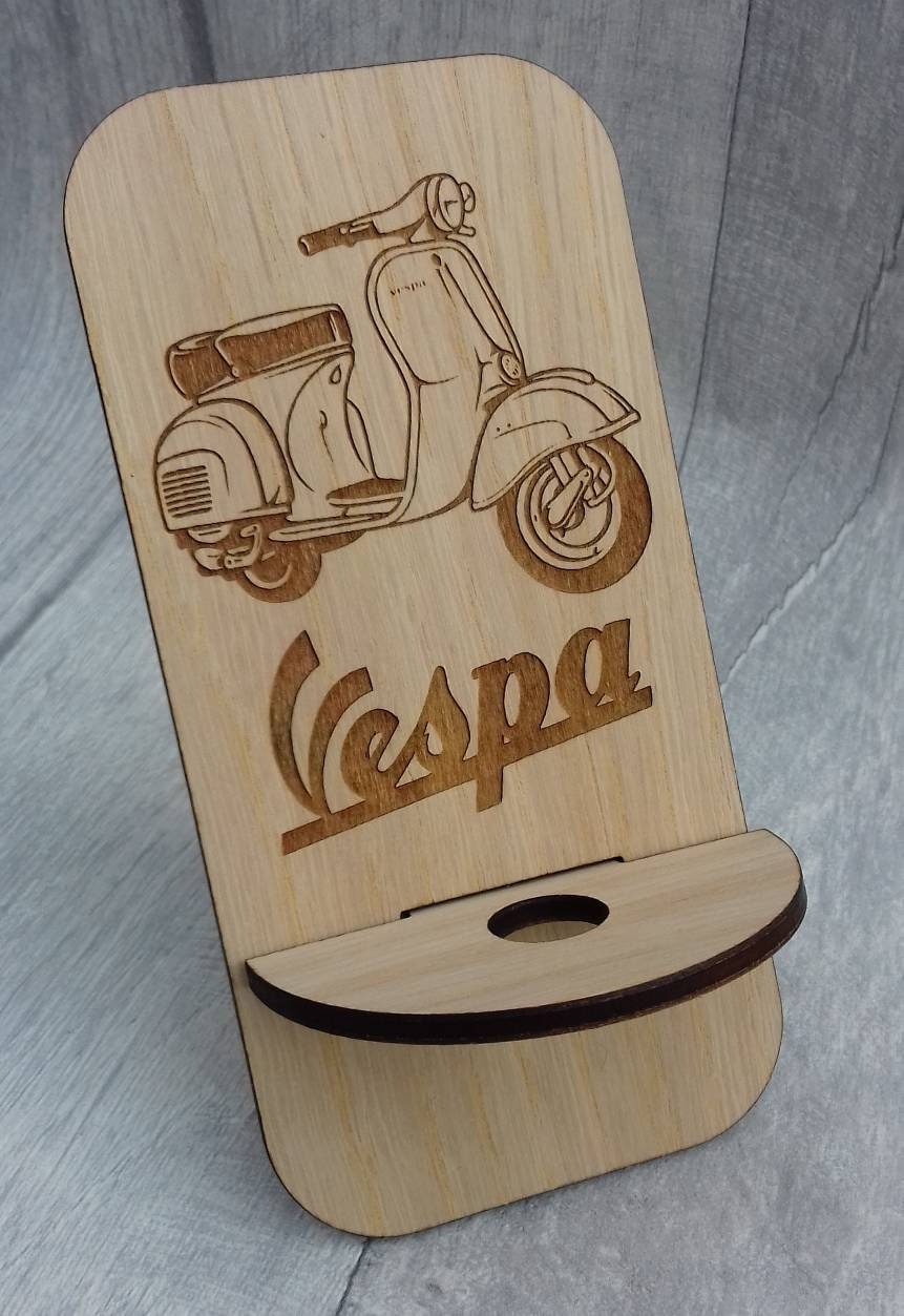 Unique Laser Cut and Engraved Lambretta or Vespa Scooter Oak - Etsy UK
