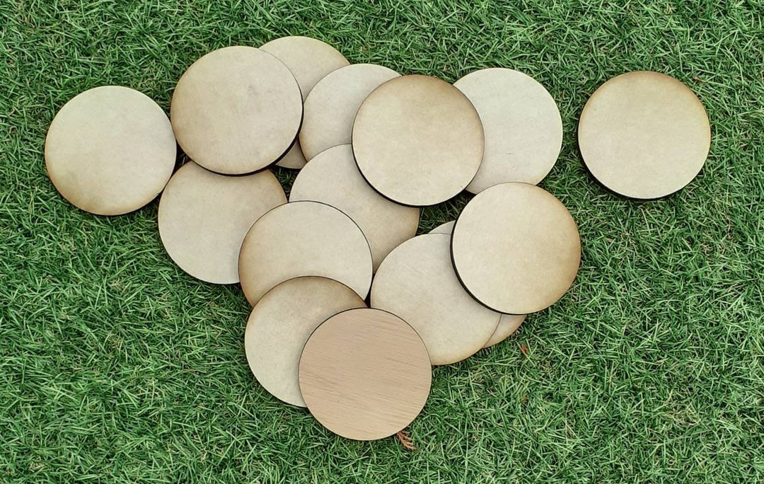 Laser Cut Circles 30 Plus X 60 Mm Made From Oak Veneered - Etsy