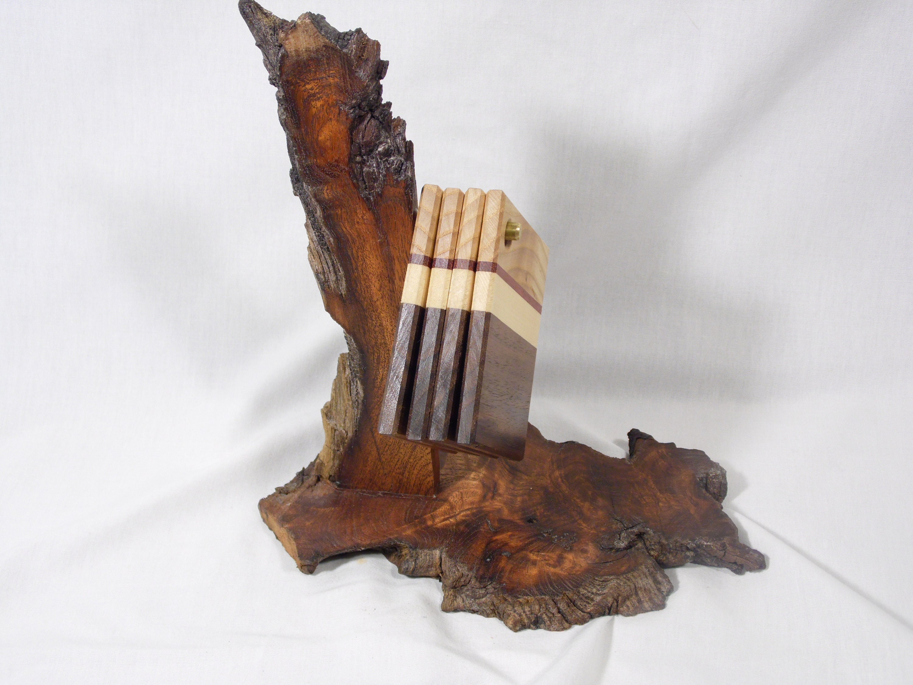 This is a Set of 4 Coasters Made Out of Desert Mesquite - Etsy