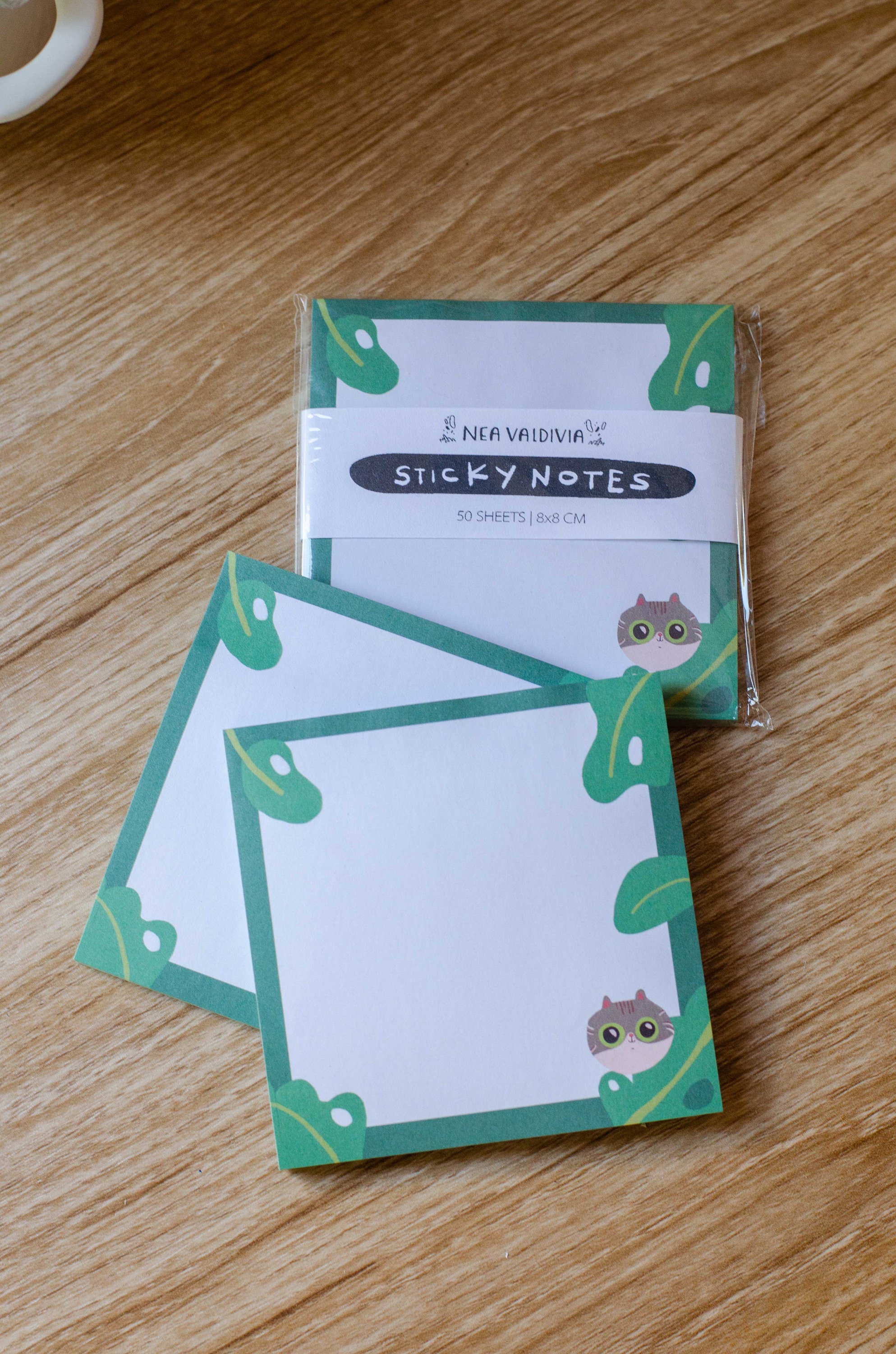 3 Cute Animals Sticky Bundle Post It Notes 50 Sheets Cat - Etsy