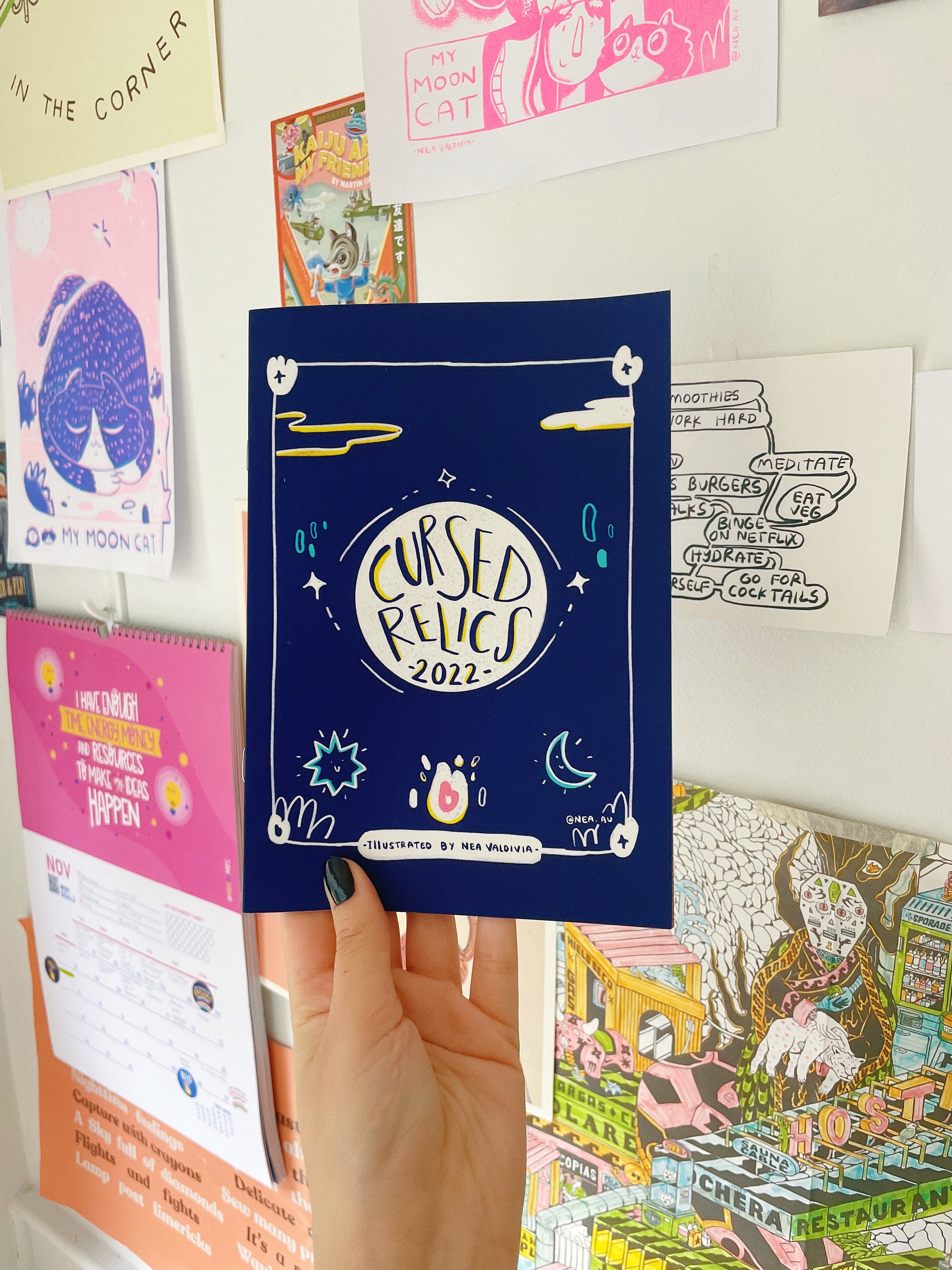 Cursedrelics Zine Illustrated Zine by Nea Valdivia - Etsy