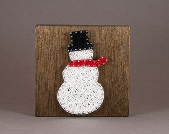 Snowman string art | Etsy