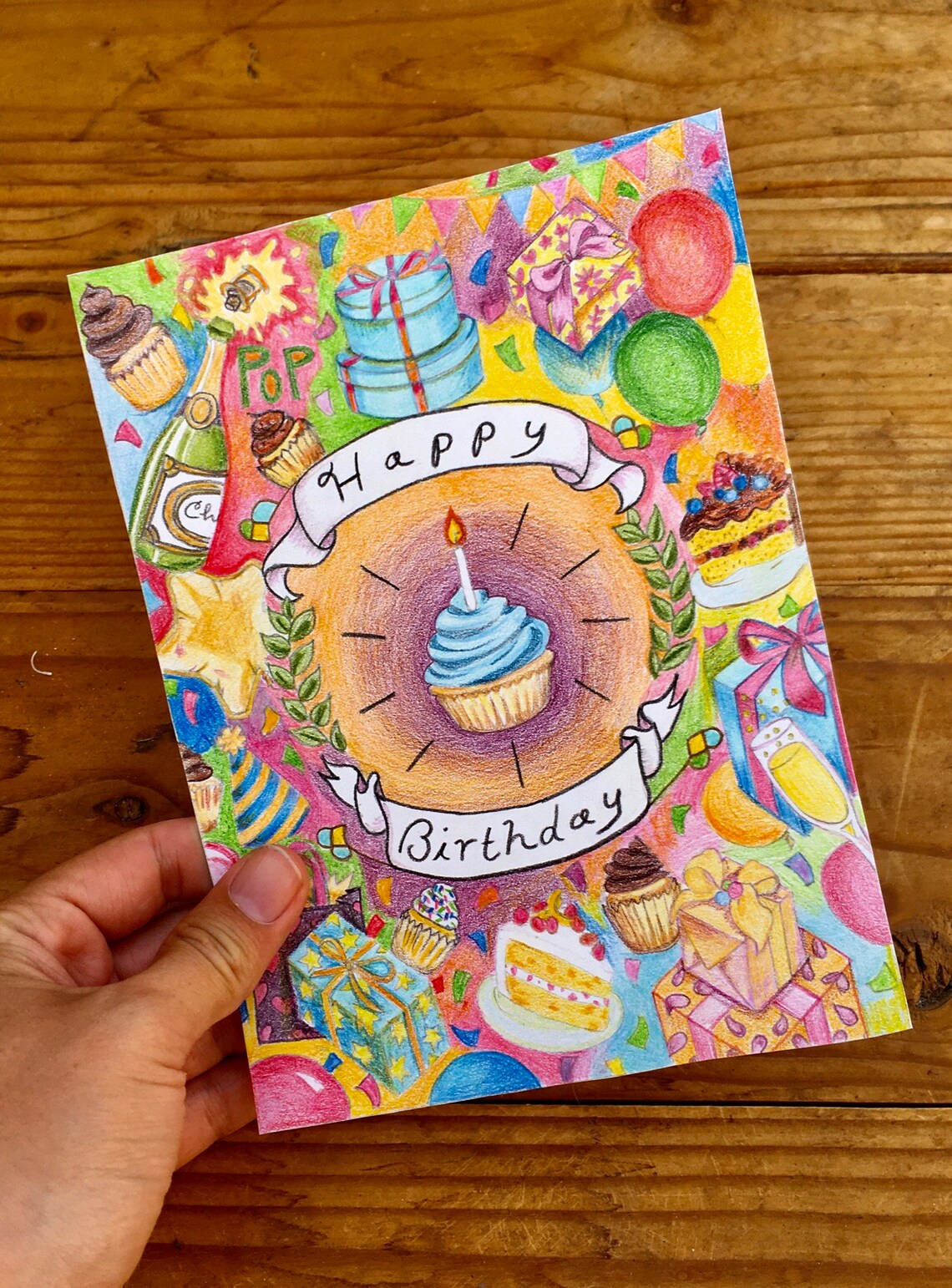 Happy Birthday Card - Etsy