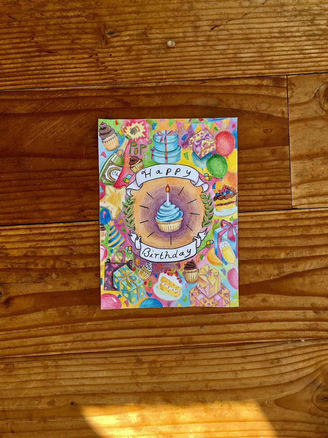 Happy Birthday Card - Etsy