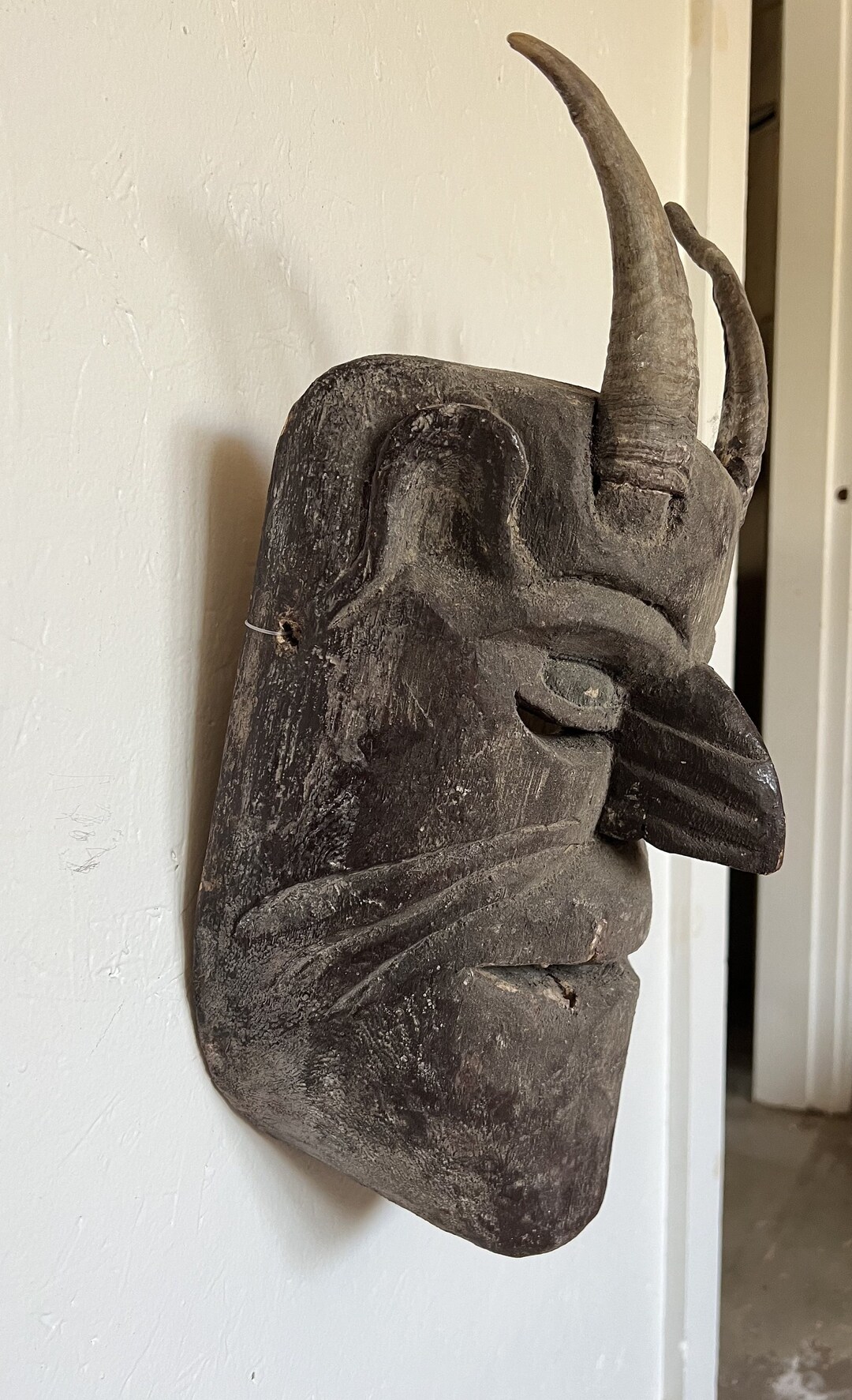 Mexican Primitive Diablo Mask - Etsy