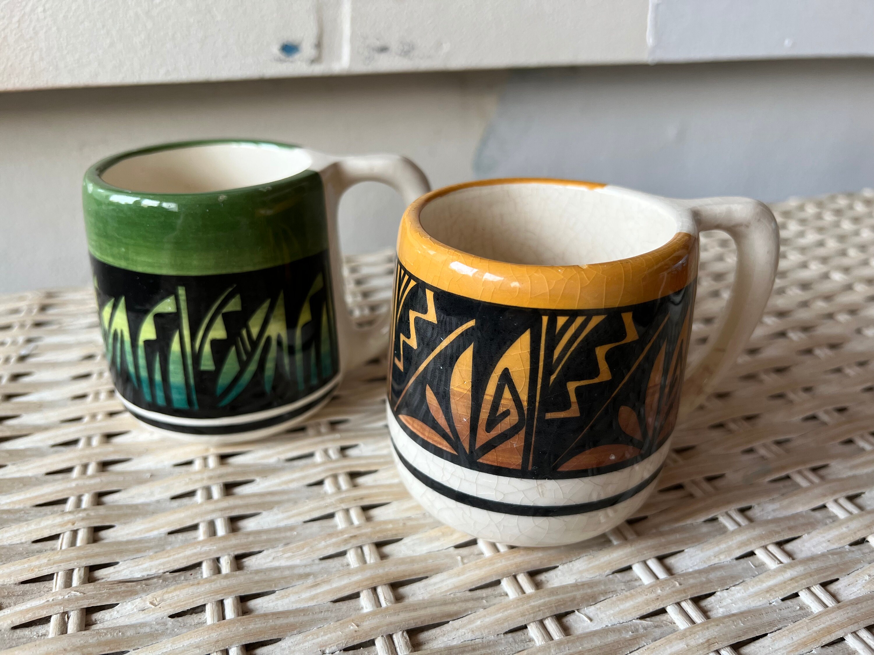 Set of 4 Vintage Signed Retro Navajo Coffee Cup Mugs - Etsy