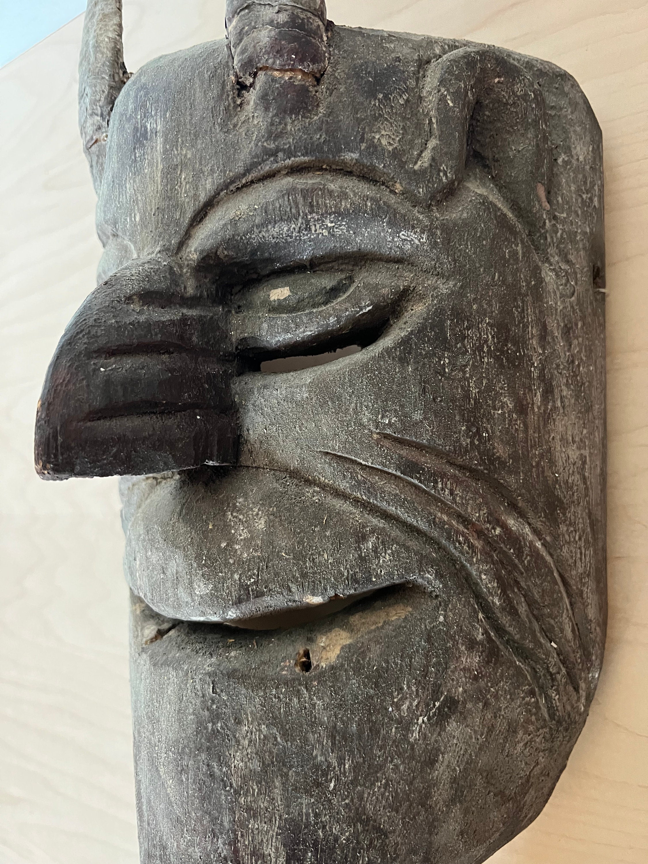 Mexican Primitive Diablo Mask - Etsy