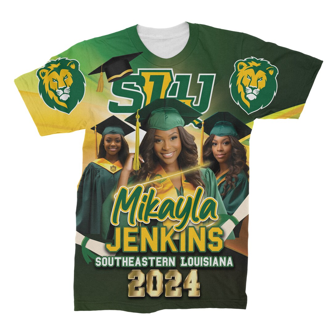 Personalized All Over Print Graduation T-shirt - Etsy