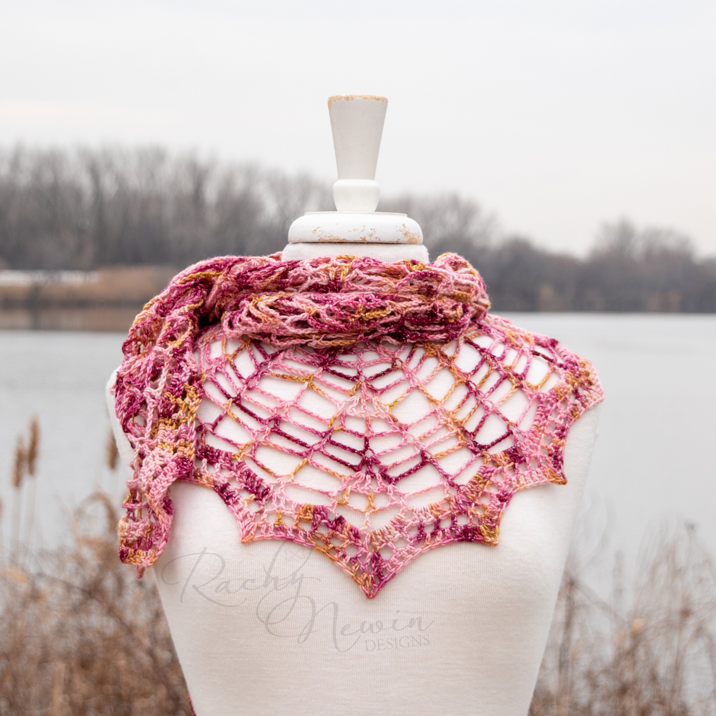 Caeli Shawl, Crochet Shawl Pattern, Crochet Pattern, Shawl Pattern ...