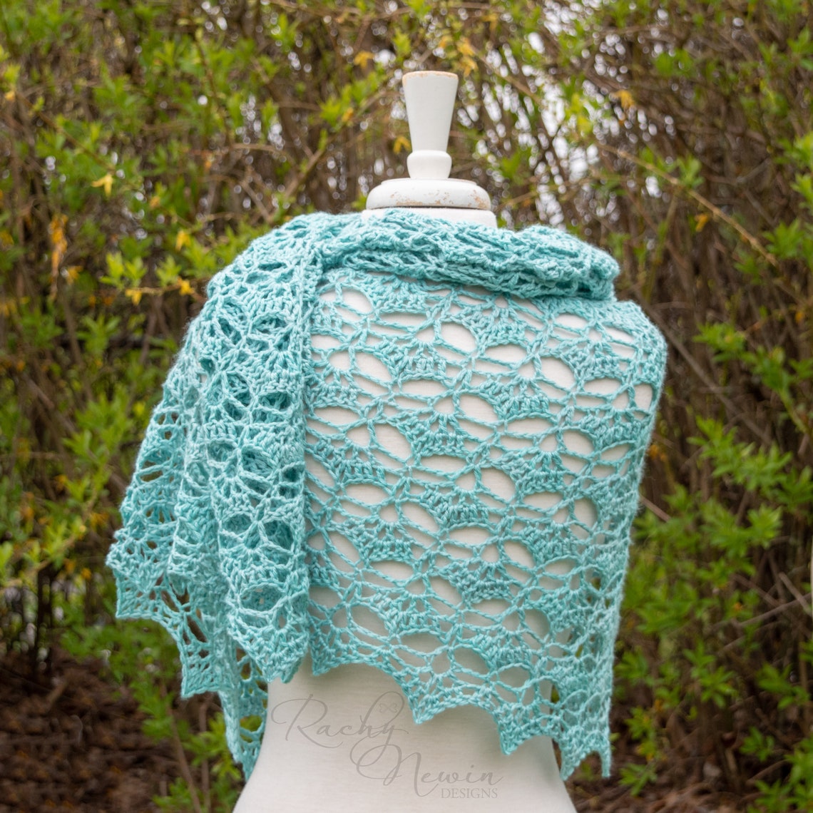 Diadem Shawl, Crochet Shawl Pattern, Crochet Pattern, Shawl Pattern ...