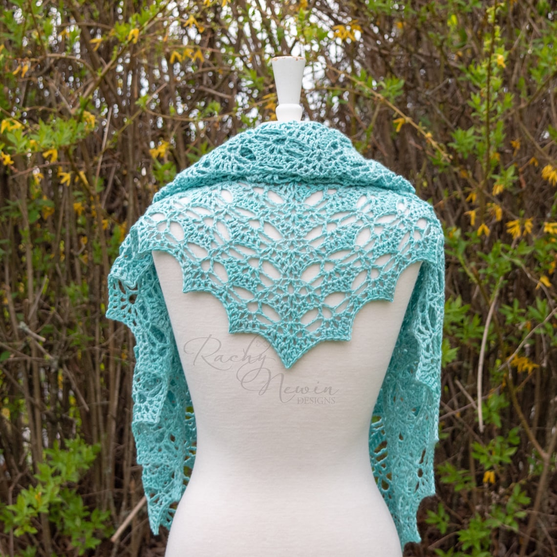 Diadem Shawl, Crochet Shawl Pattern, Crochet Pattern, Shawl Pattern ...