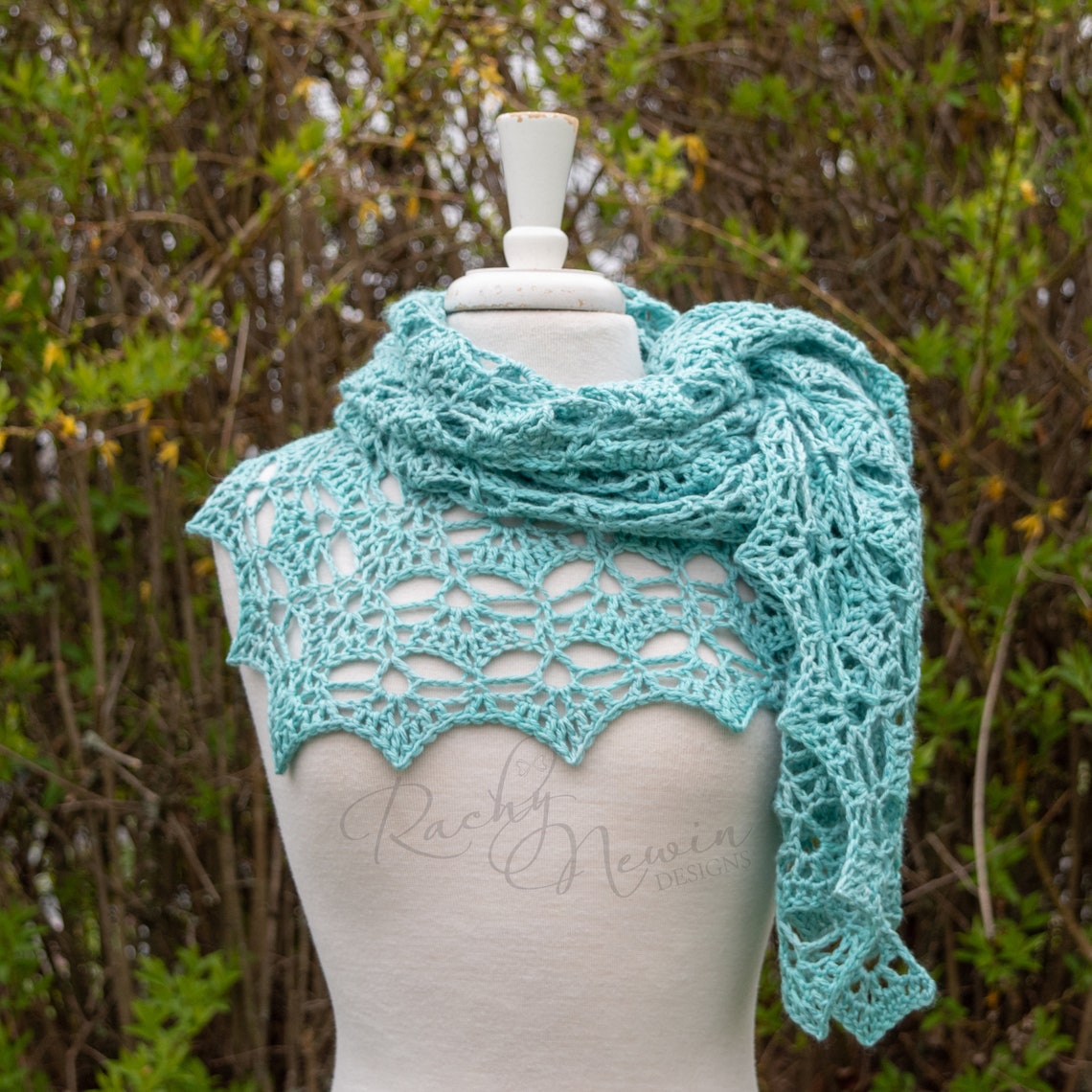 Diadem Shawl, Crochet Shawl Pattern, Crochet Pattern, Shawl Pattern ...