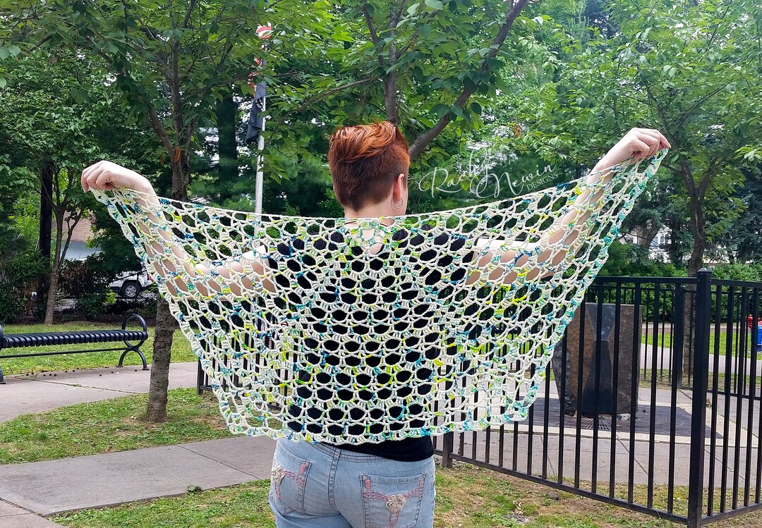 Semicolon Shawl, Crochet Shawl Pattern, Crochet Pattern, Shawl Pattern ...