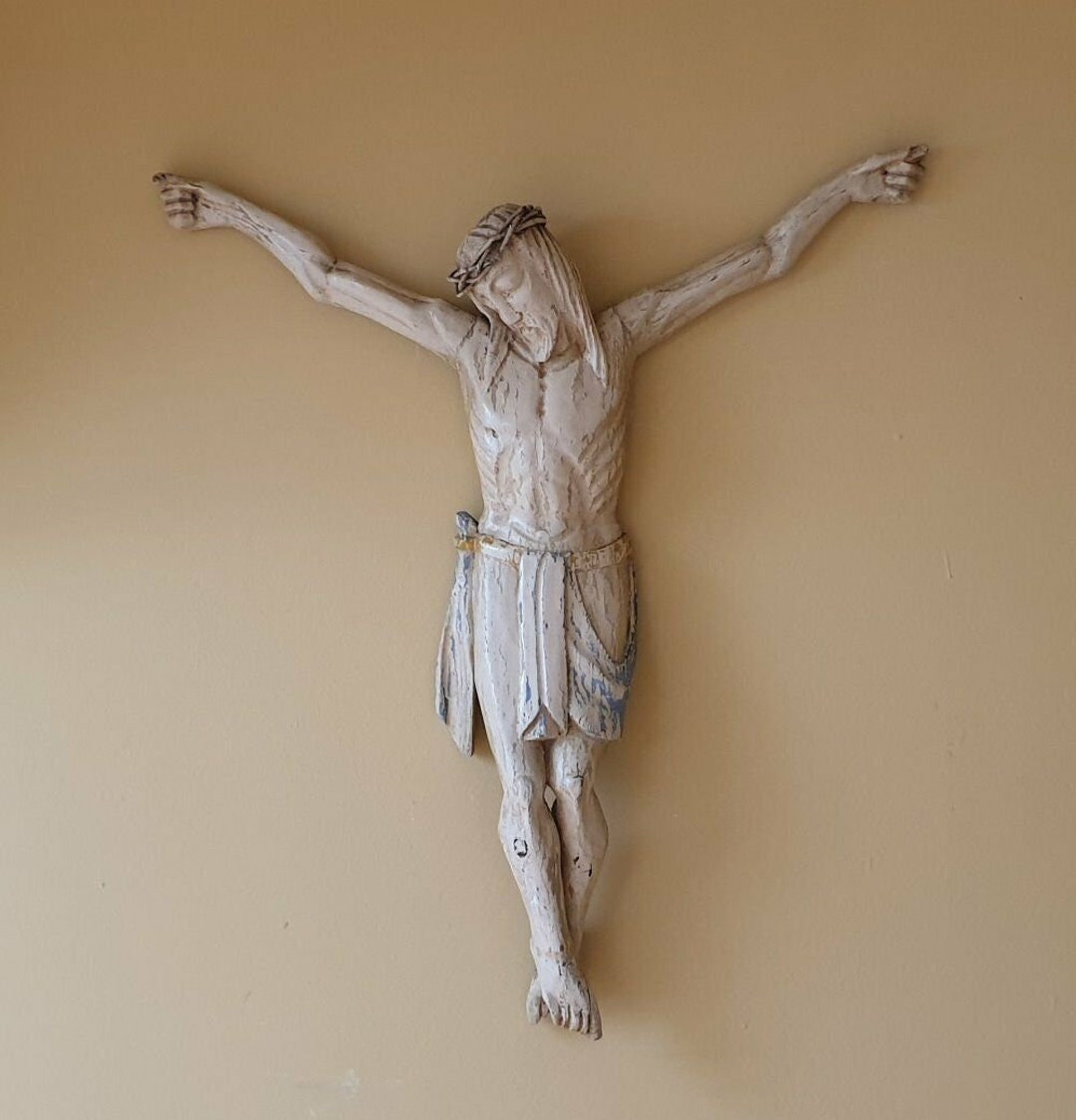 Superb Huge Gothic Jesus Christ Antique for Cross,f Inely Carved Oak ...