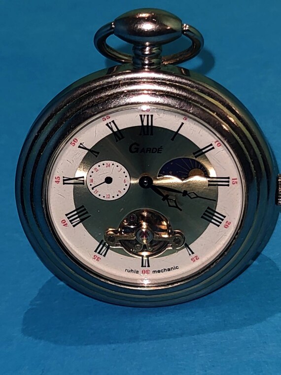 Magnificent Rare Pocket Watch Moon Phase Base to Expose on a - Etsy