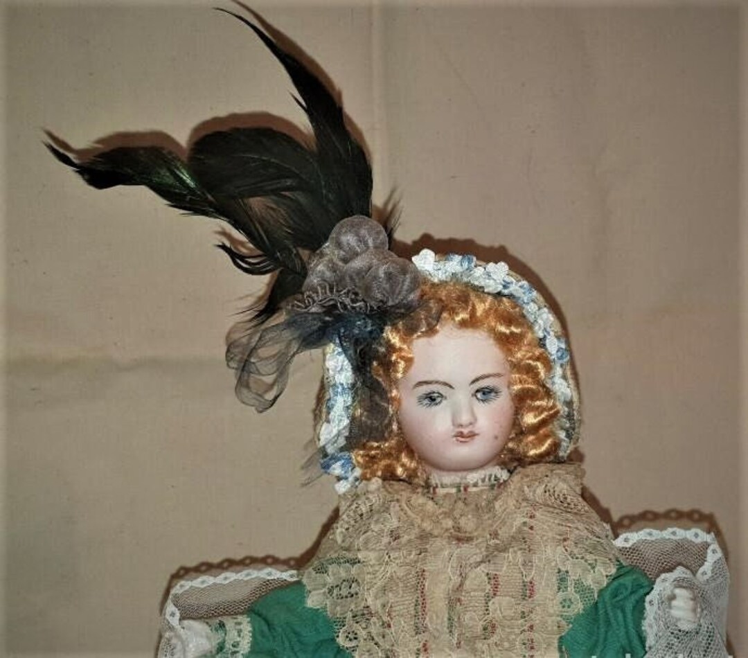 Antique Doll Automata. Ancient Victorian Model With an Elegant Dress ...