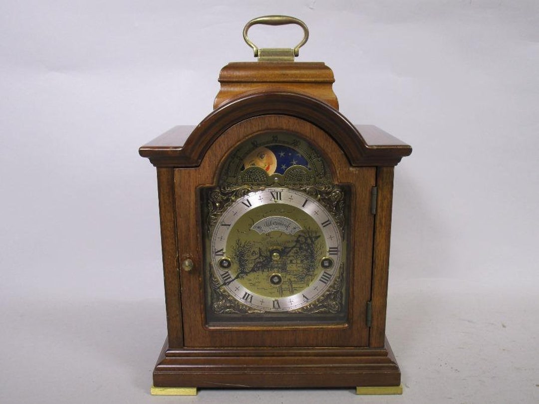 Ancient Table Clock. Westminster , Time & Sound, Moon Phase, Chimney ...