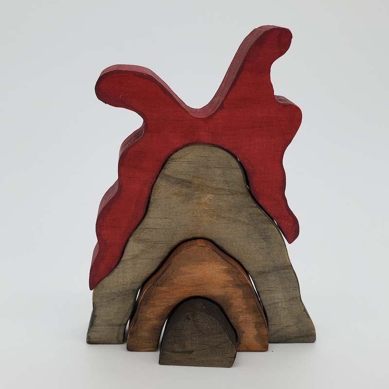 Montessori Volcano - Etsy