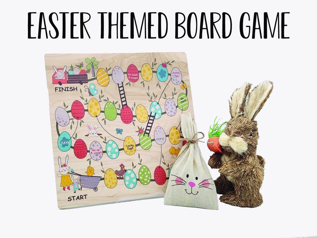 Easter Themed Board Game - Fun for All Ages - Chutes & Ladders Style ...