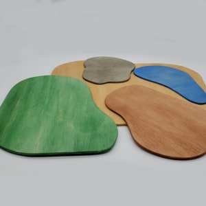 Wood Play Mat for Small World Playscapes - Prehistoric or Desert Theme ...