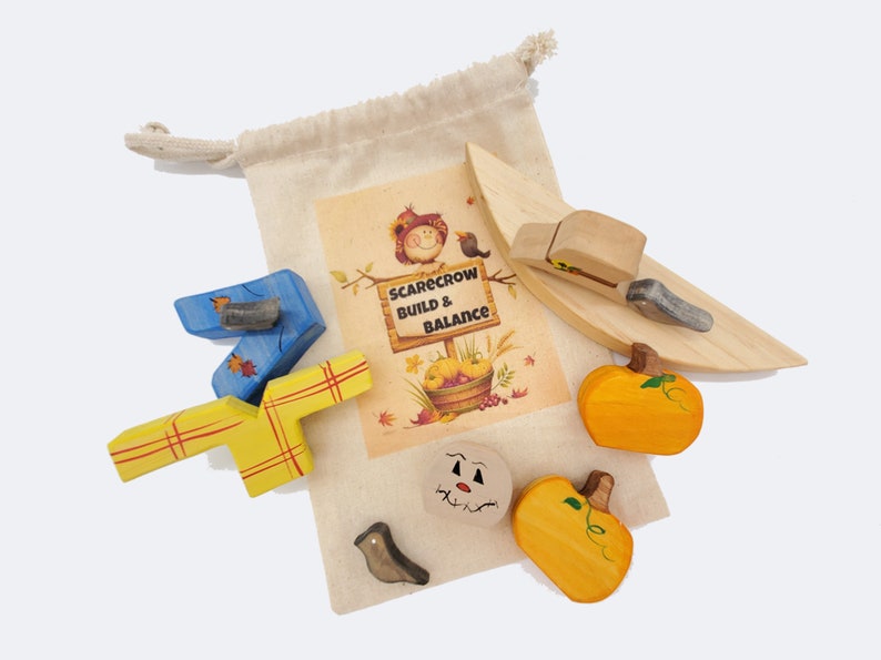 Build and Balance Scarecrow Great Fall Toy for Boys and | Etsy