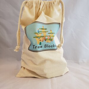 Tree Building Blocks Montessori Inspired Wooden Toy, Toddler Blocks ...