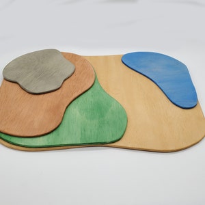 Wood Play Mat for Small World Playscapes - Prehistoric or Desert Theme ...