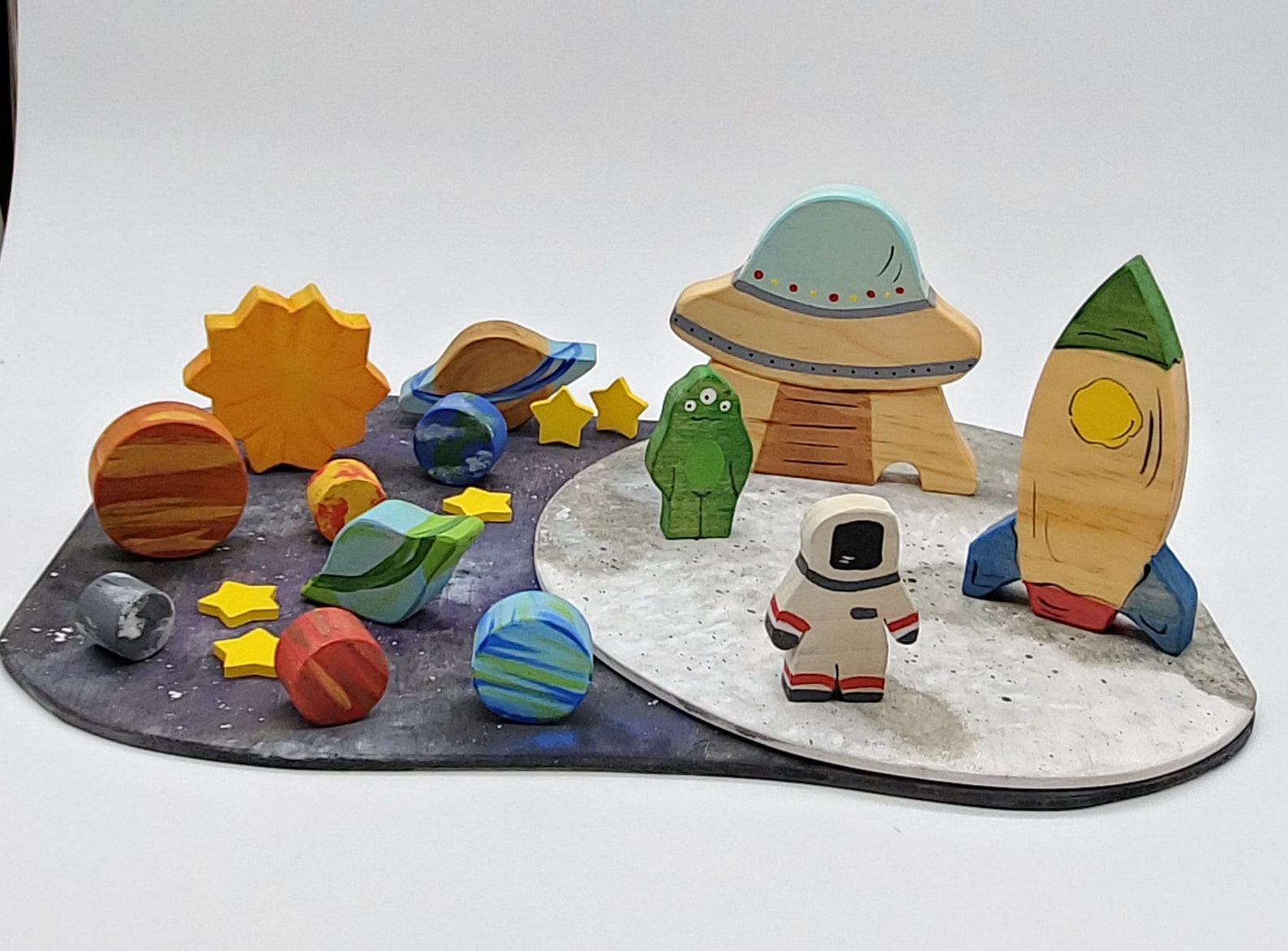 Space Balance Stacker Set - Solar System / Stacking Puzzle / Fun ...
